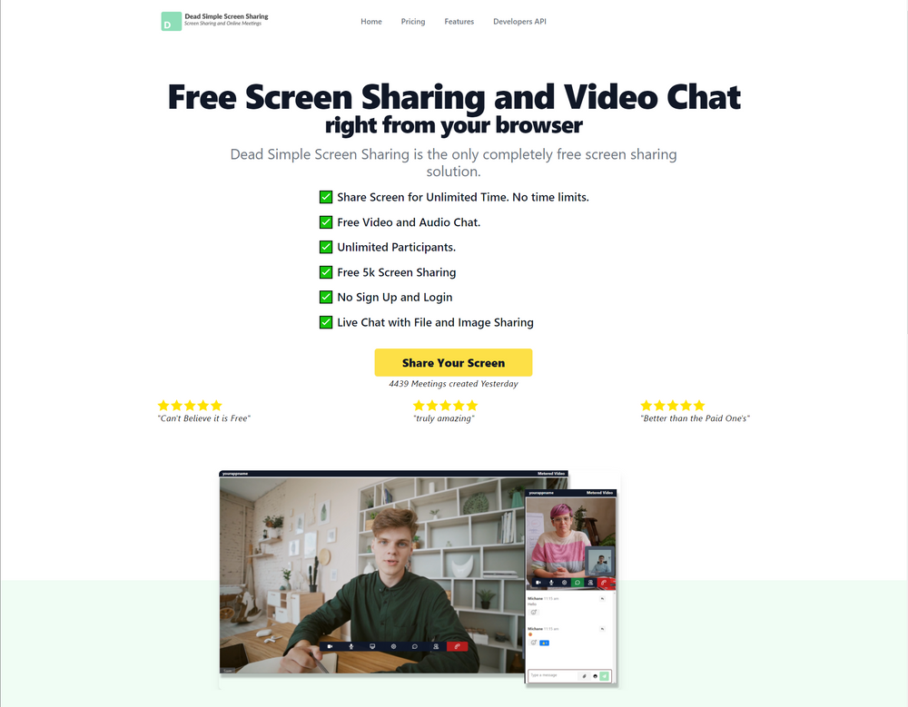 How to do Screen Sharing in Google Chrome ? - Dead Simple Screen Sharing